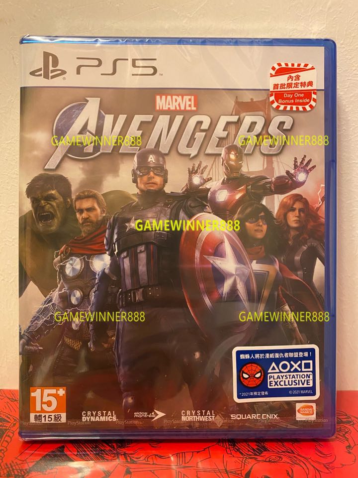 全新 PS5遊戲 漫威復仇者聯盟 Marvel's Avengers 港版中英文版, 電子遊戲, 電子遊戲, PlayStation ...