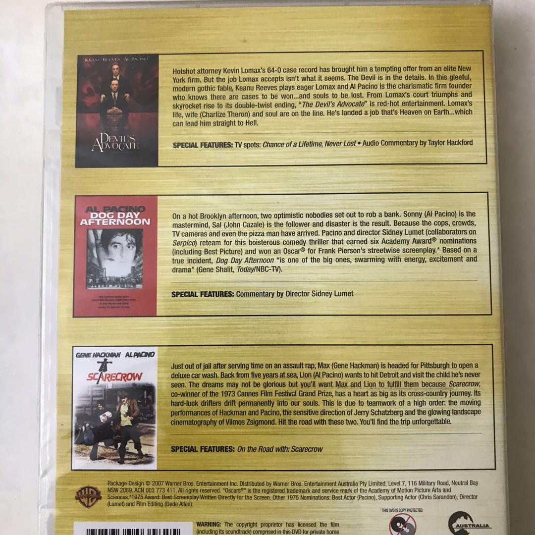 Al Pacino Collection DVD (Box Aus), Hobbies & Toys, Music & Media, CDs ...