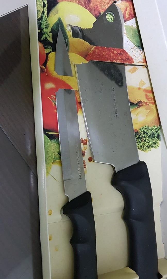 AMC chopper/knife set (New), Furniture & Home Living, Kitchenware ...
