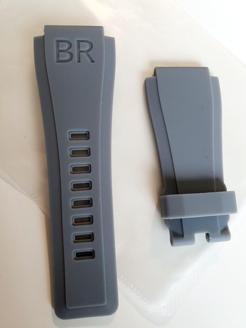 Bell & Ross rubber strap gray colour, Mobile Phones & Gadgets ...
