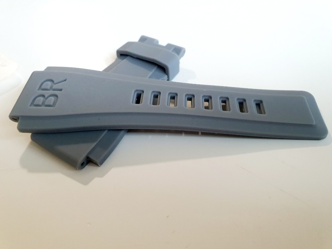 Bell & Ross rubber strap gray colour, Mobile Phones & Gadgets ...