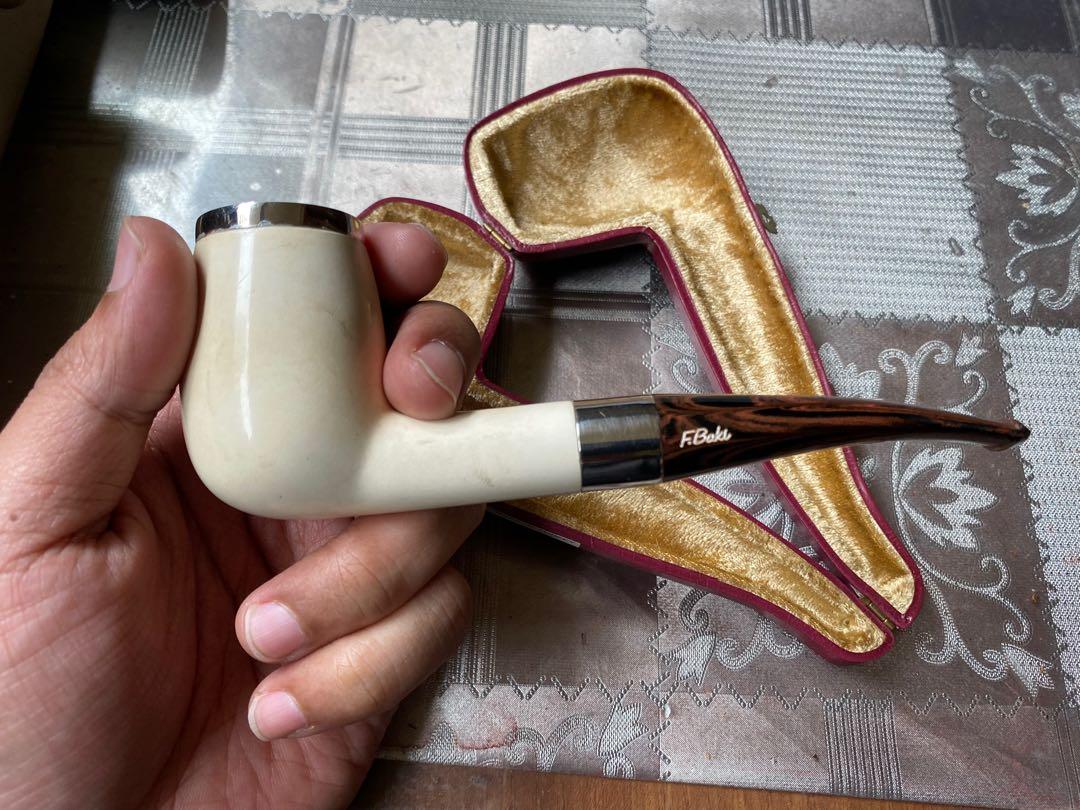 Block Meerschaum Estate Pipe Made by Master Carver Fikri Baki., Hobbies ...