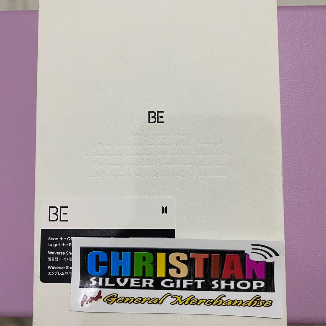BTS BE Deluxe Album TINGI - Outbox + Scanned QR Code, Hobbies & Toys ...