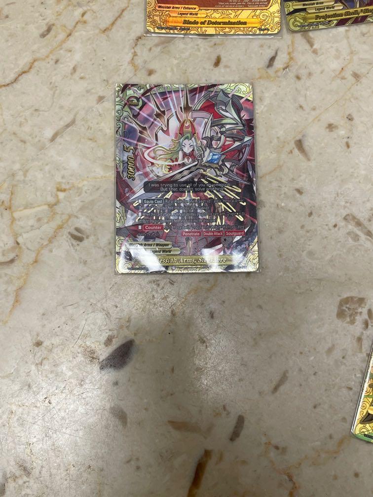 Buddyfight Cards messiah arms legend world secret pack, Hobbies & Toys ...