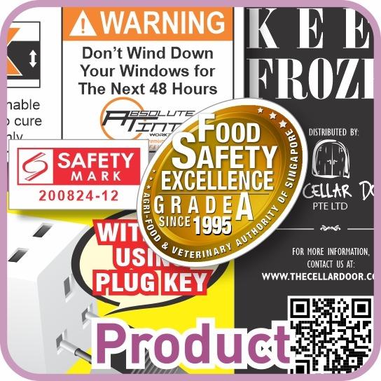 Custom Sticker Label Printing 10cm (100mm) 9cm (90mm) 8cm (80mm) 7cm ...