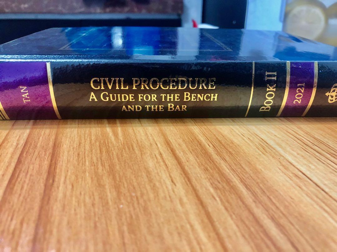 Civil Procedure Book II 2021 Edition by Dean Ferdinand A. Tan, Hobbies & Toys, Books & Magazines ...