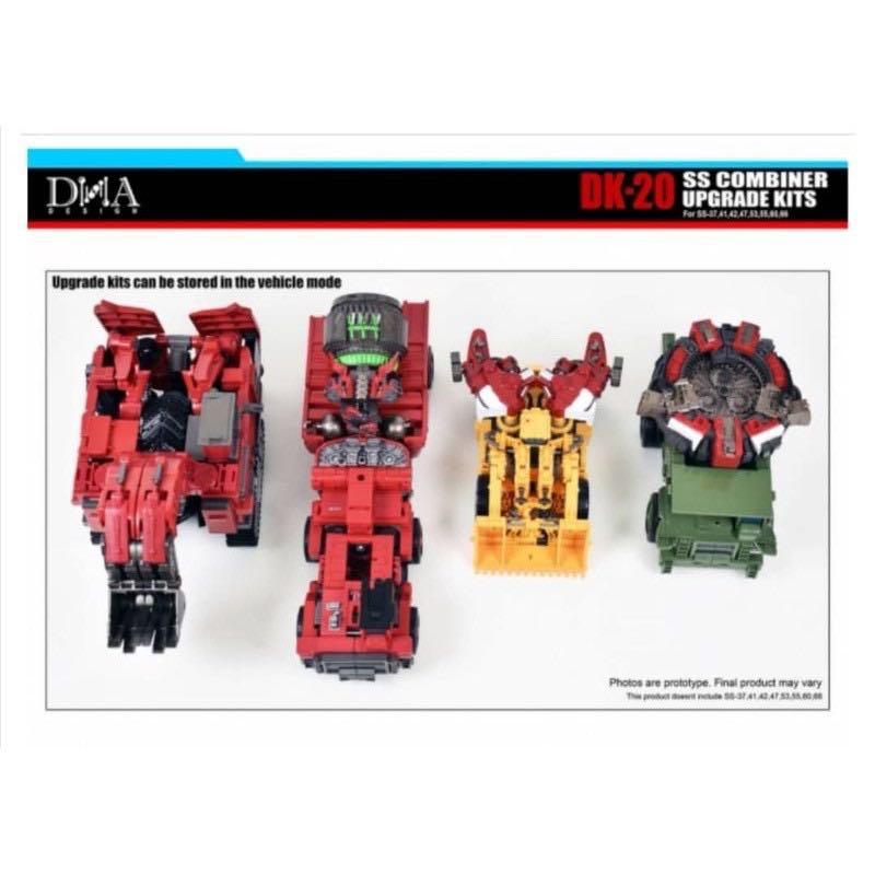 DNA DK-20 DK20 SS Combiner Studio Series Devastator Upgrade Kits ...