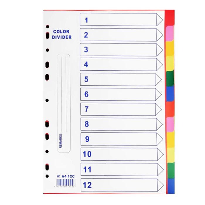 File index divider (Plastic / Paper), Hobbies & Toys, Stationery ...
