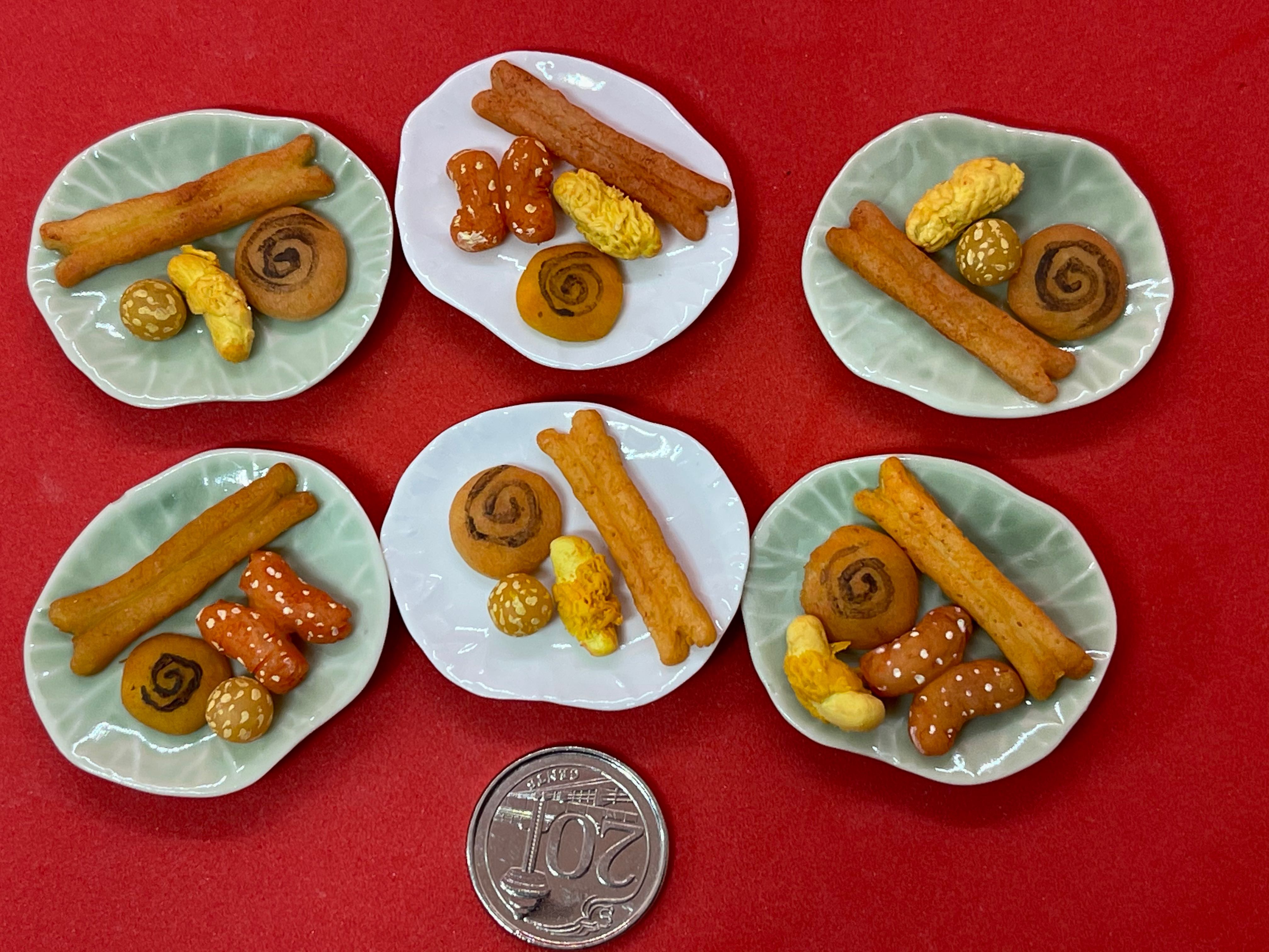 Handmade Miniature Local snacks/Fried Fritters: Pisang Goreng, salted ...
