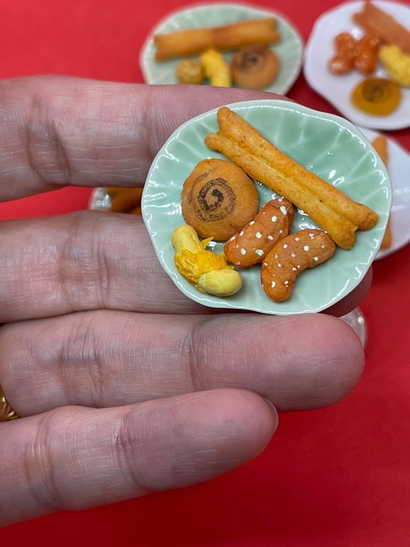 Handmade Miniature Local snacks/Fried Fritters: Pisang Goreng, salted ...