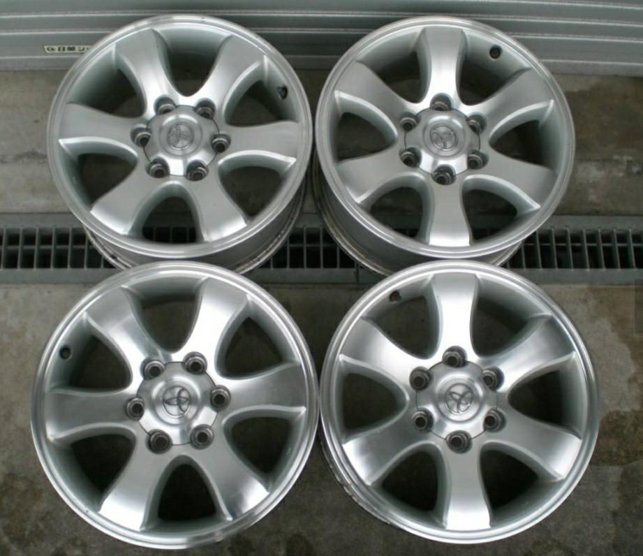 Hiace 17'inch GLC Prado Rims, Car Accessories, Tyres & Rims on Carousell