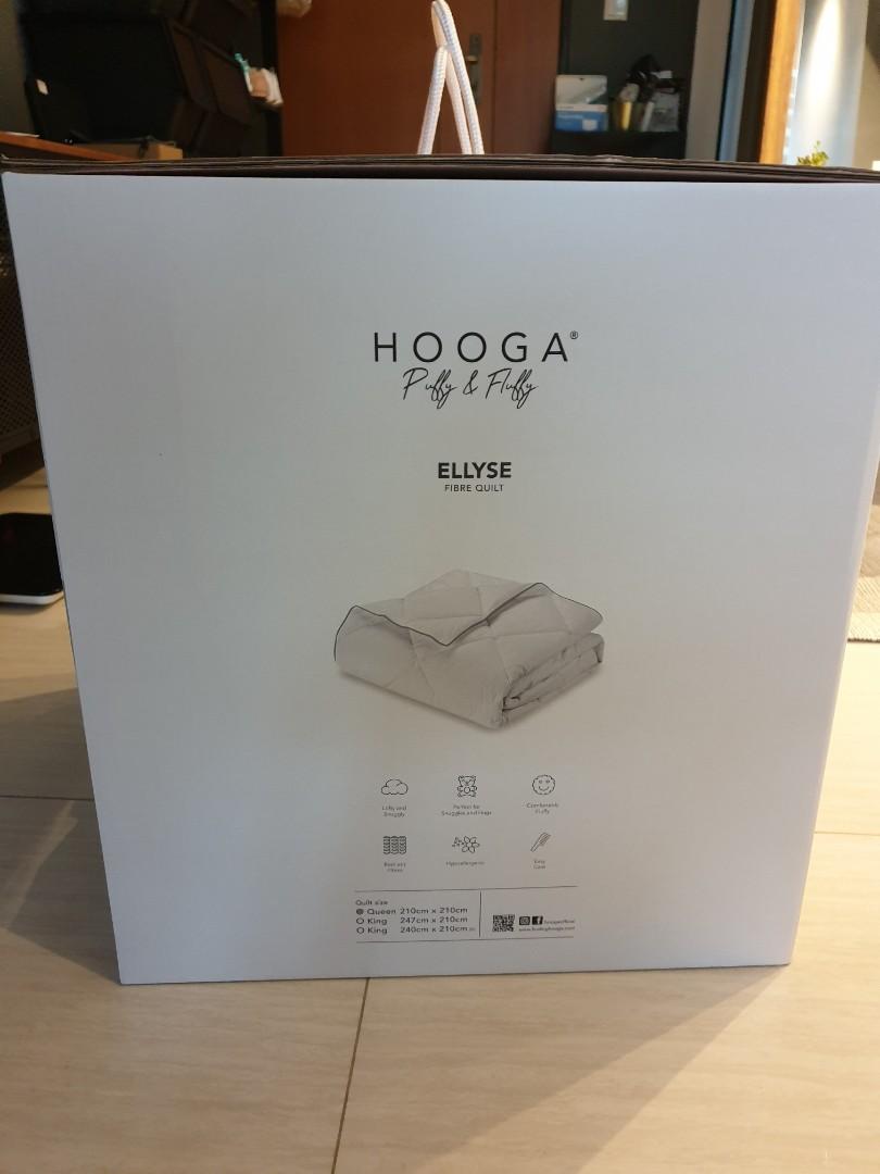 Hooga Ellyse fibre quilt (queen), Furniture & Home Living, Bedding ...