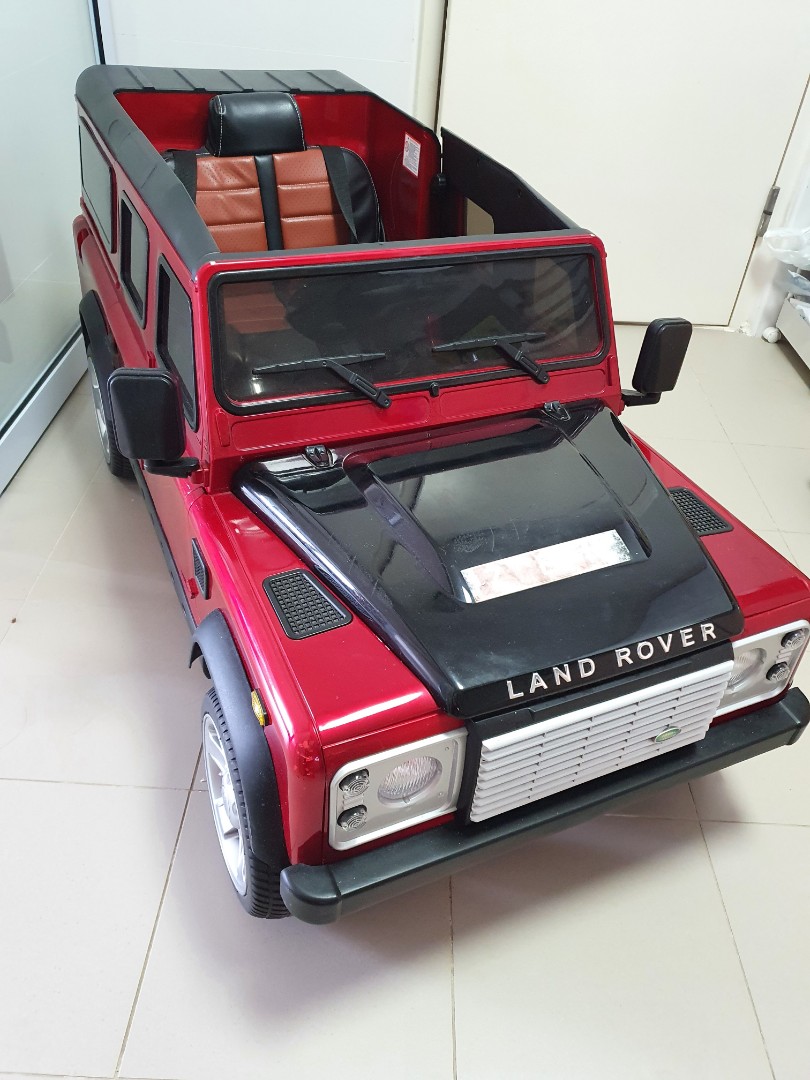 Land rover defender ride on kids car, Hobbies & Toys, Toys & Games on ...