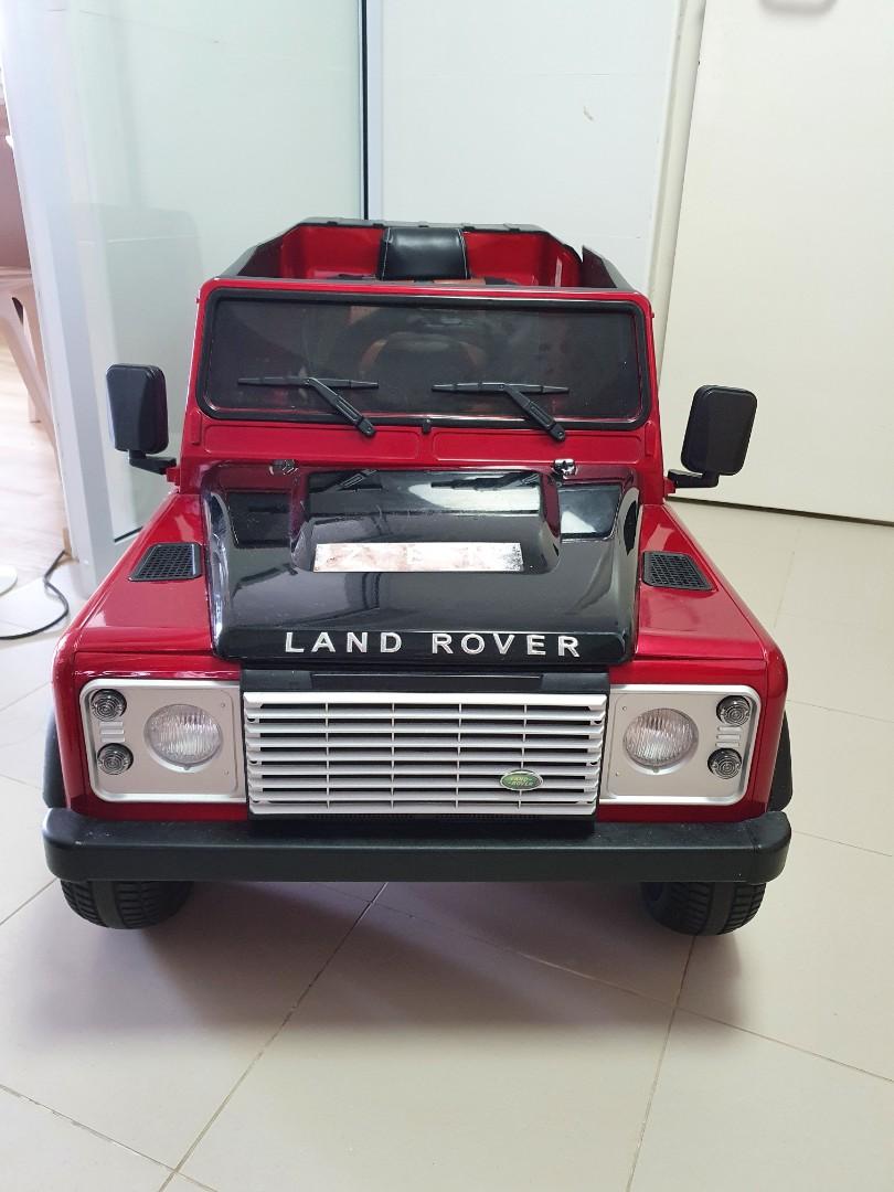 Land rover defender ride on kids car, Hobbies & Toys, Toys & Games on ...