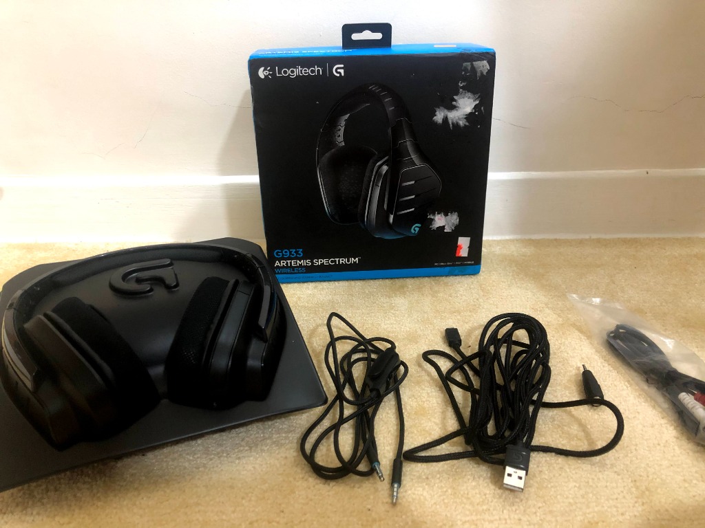 Logitech G933 Artemis Spectrum Wireless RGB, Audio, Headphones ...