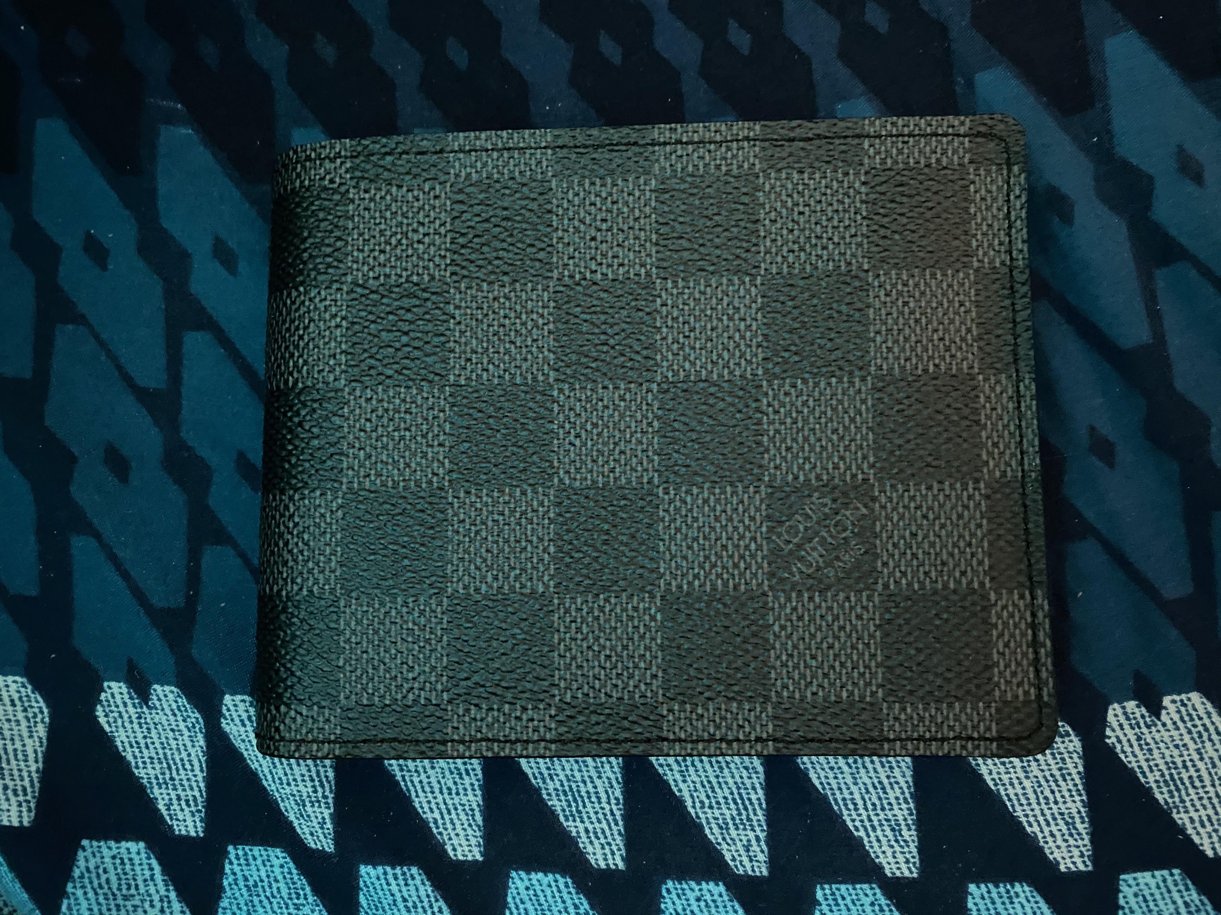 LV Graphite Gray Bifold wallet PM for men (authentic) on Carousell