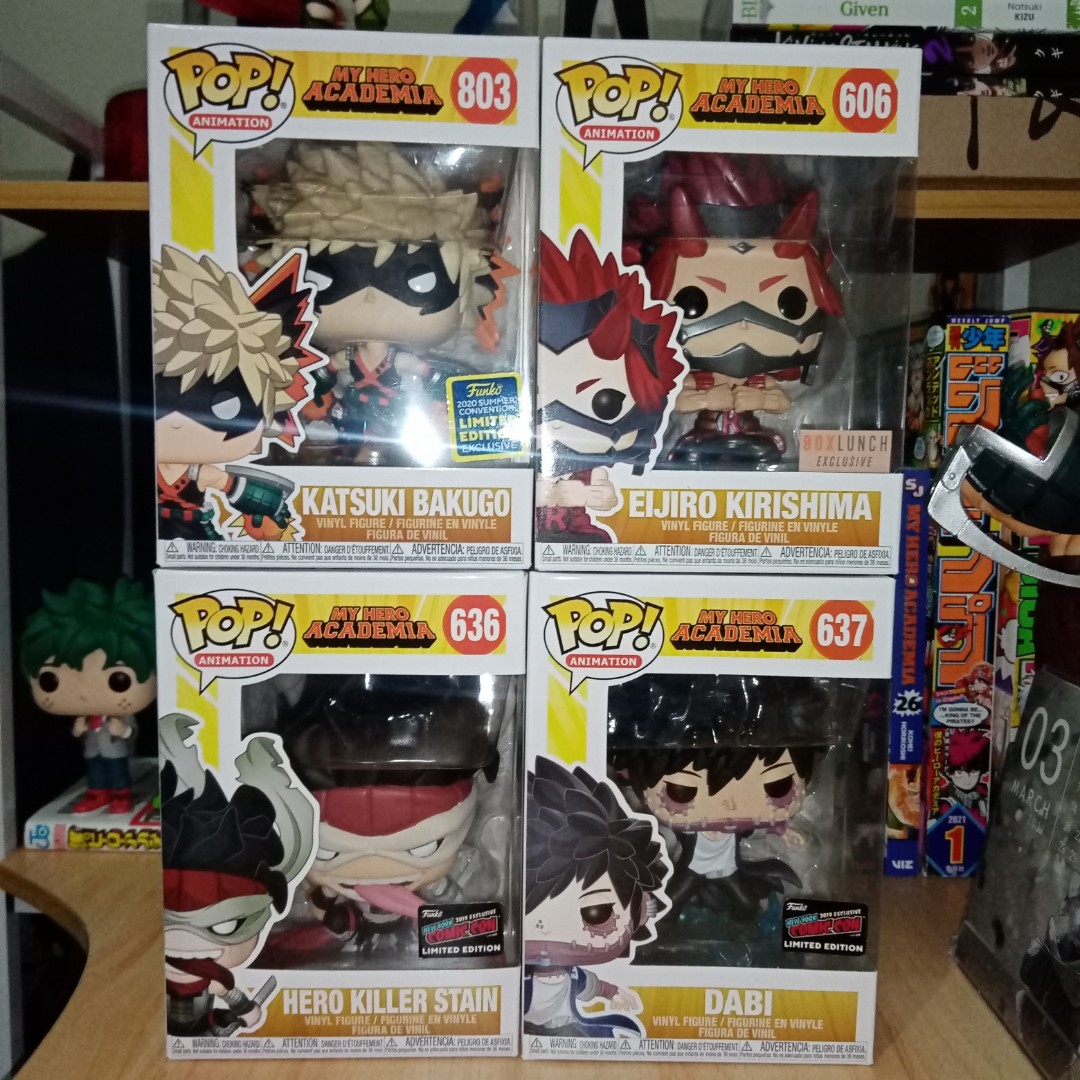 (MHA) My Hero Acdemia Funko Pops, Hobbies & Toys, Toys & Games on Carousell
