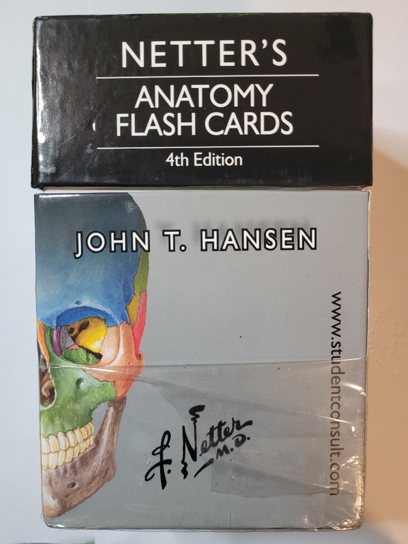 Netter Anatomy Flashcards, Hobbies & Toys, Books & Magazines, Textbooks ...