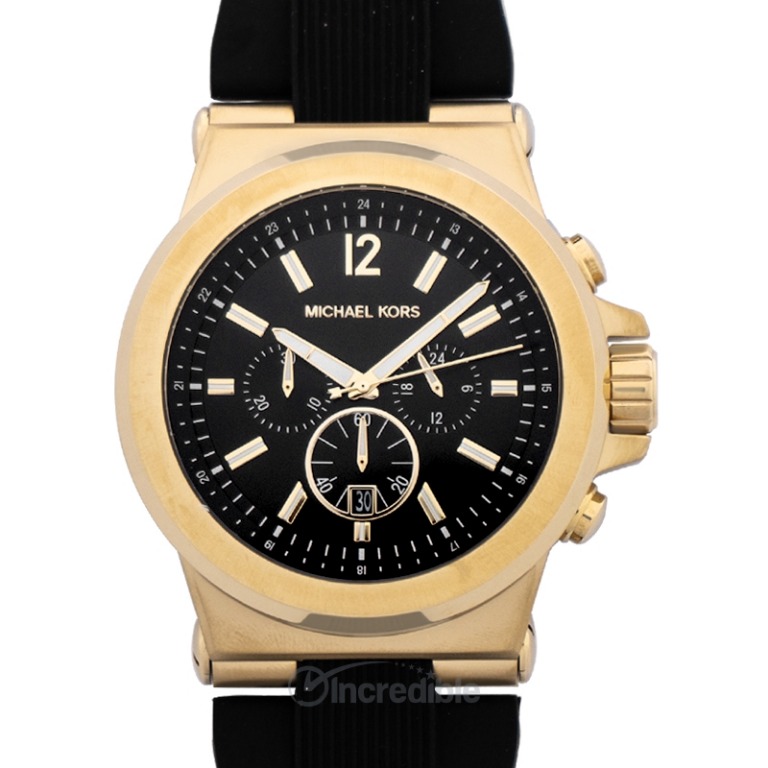 [NEW] Michael Kors Dylan Chronograph Black Dial Men's Watch MK8445 ...