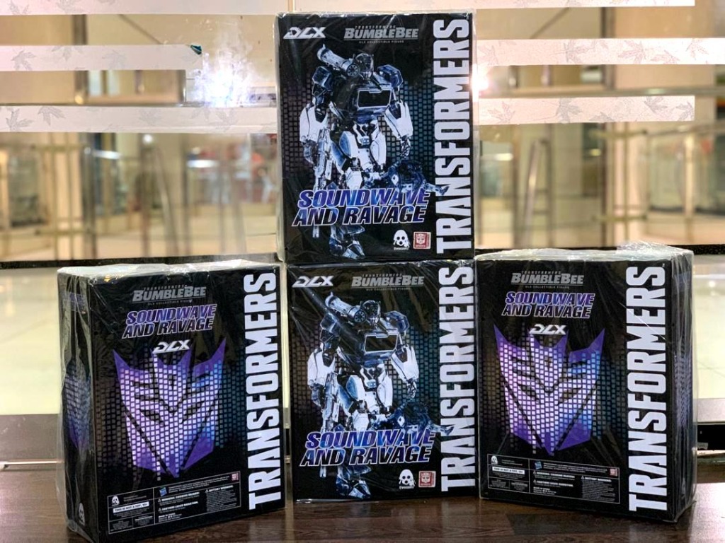 HASBROxTHREEZERO TRANSFORMERS BUMBLEBEE DLX SOUNDWAVE AND RAVAGE DLX ...