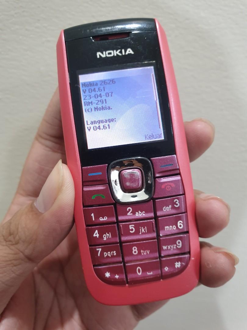 NOKIA 2626 FIERY RED MULUS ORIGINAL !!!, Telepon Seluler & Tablet ...