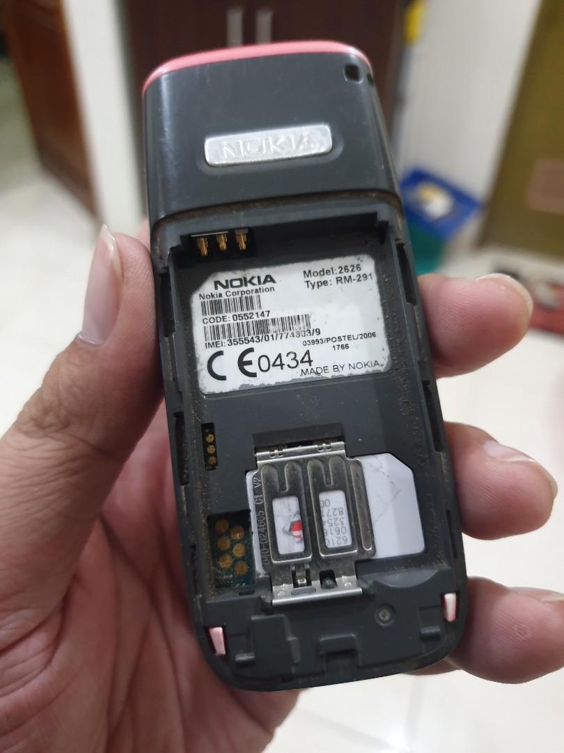 NOKIA 2626 FIERY RED MULUS ORIGINAL !!!, Telepon Seluler & Tablet ...