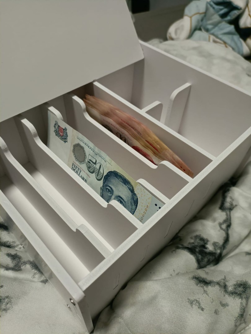 Notes Storage / cashier box, Furniture & Home Living, Home Improvement ...