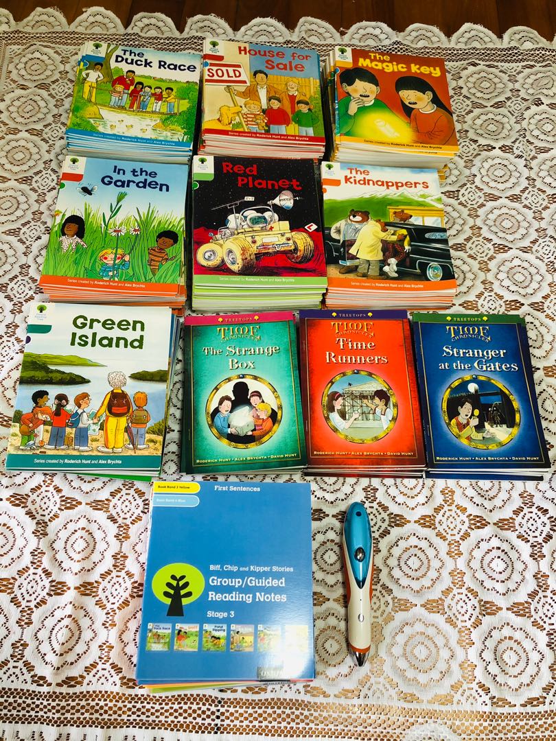 Oxford Reading Tree ORT Lv 3-12 + Phonics Card 點讀版, 興趣及遊戲, 書本 & 文具, 小說 ...