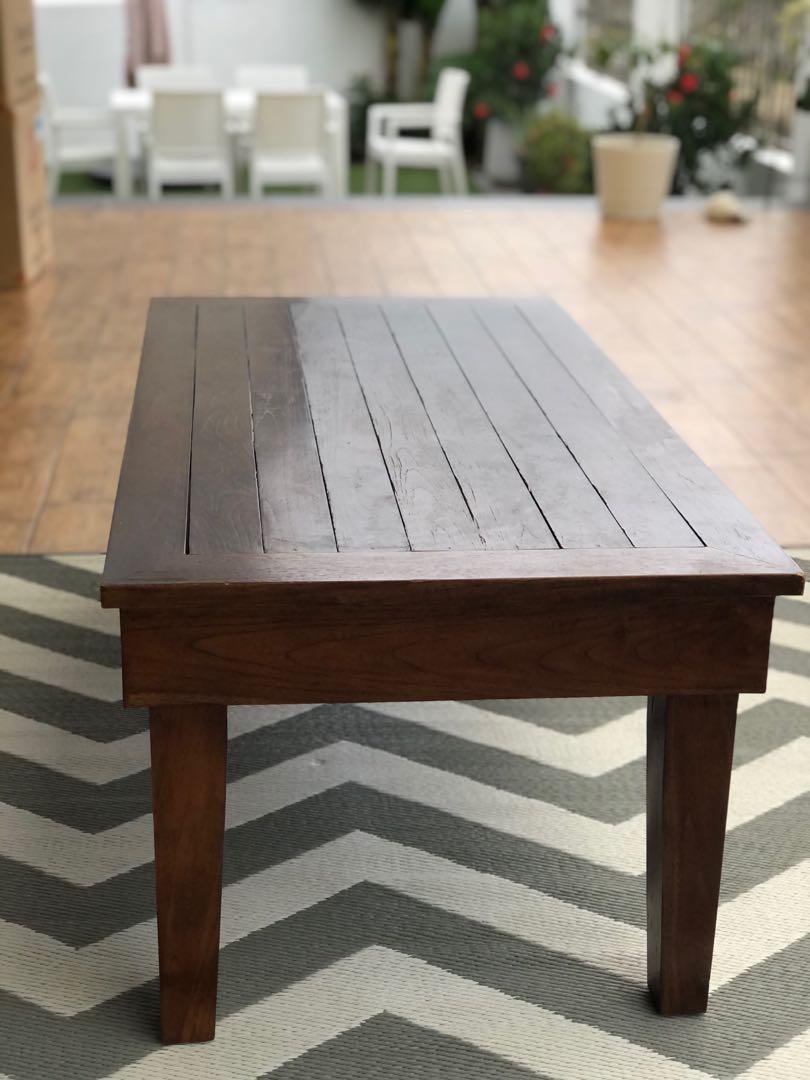 Pure Teakwood Balinese Center Table, Furniture, Tables & Chairs on ...