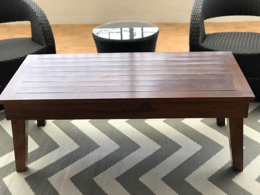 Pure Teakwood Balinese Center Table, Furniture, Tables & Chairs on ...