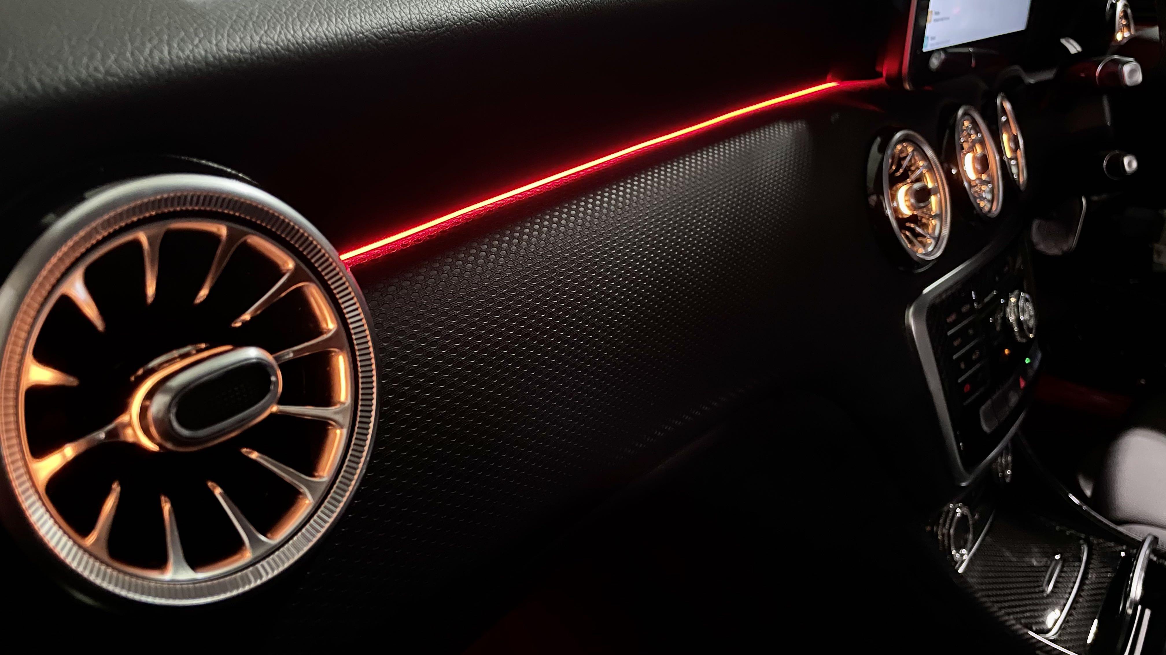 READY STOCK 3/ 12/64 COLORS TURBO AIR VENT / DUCT FOR MERCEDES GLB/B/C ...