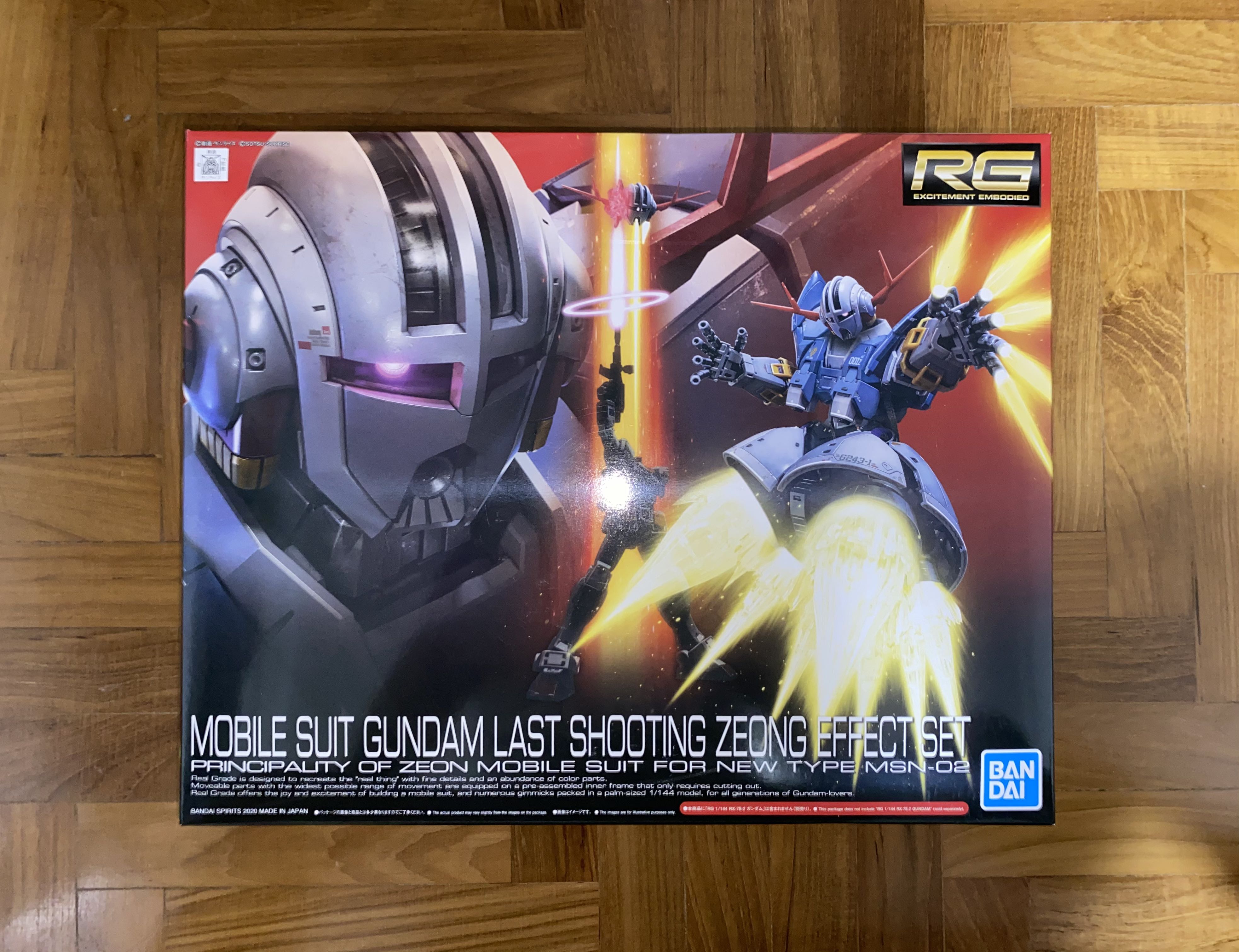 RG Mobile Suit Gundam Last Shooting Zeong Effect Set Gunpla, Hobbies ...