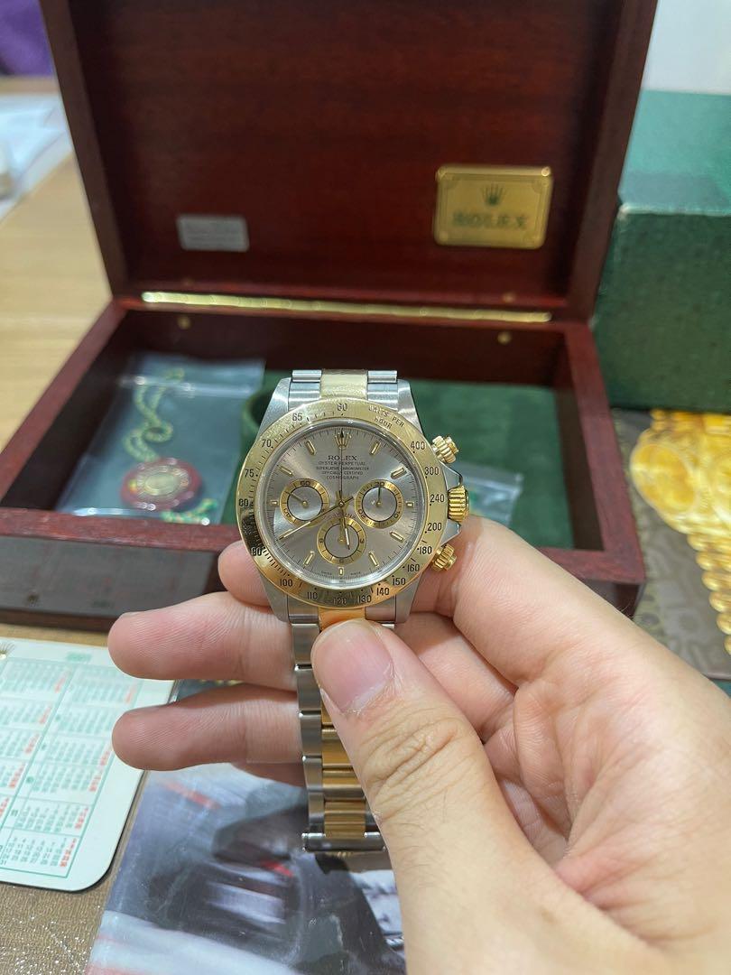 Rolex Daytona 16523 zenith sunburst grey dial, Luxury, Watches on Carousell