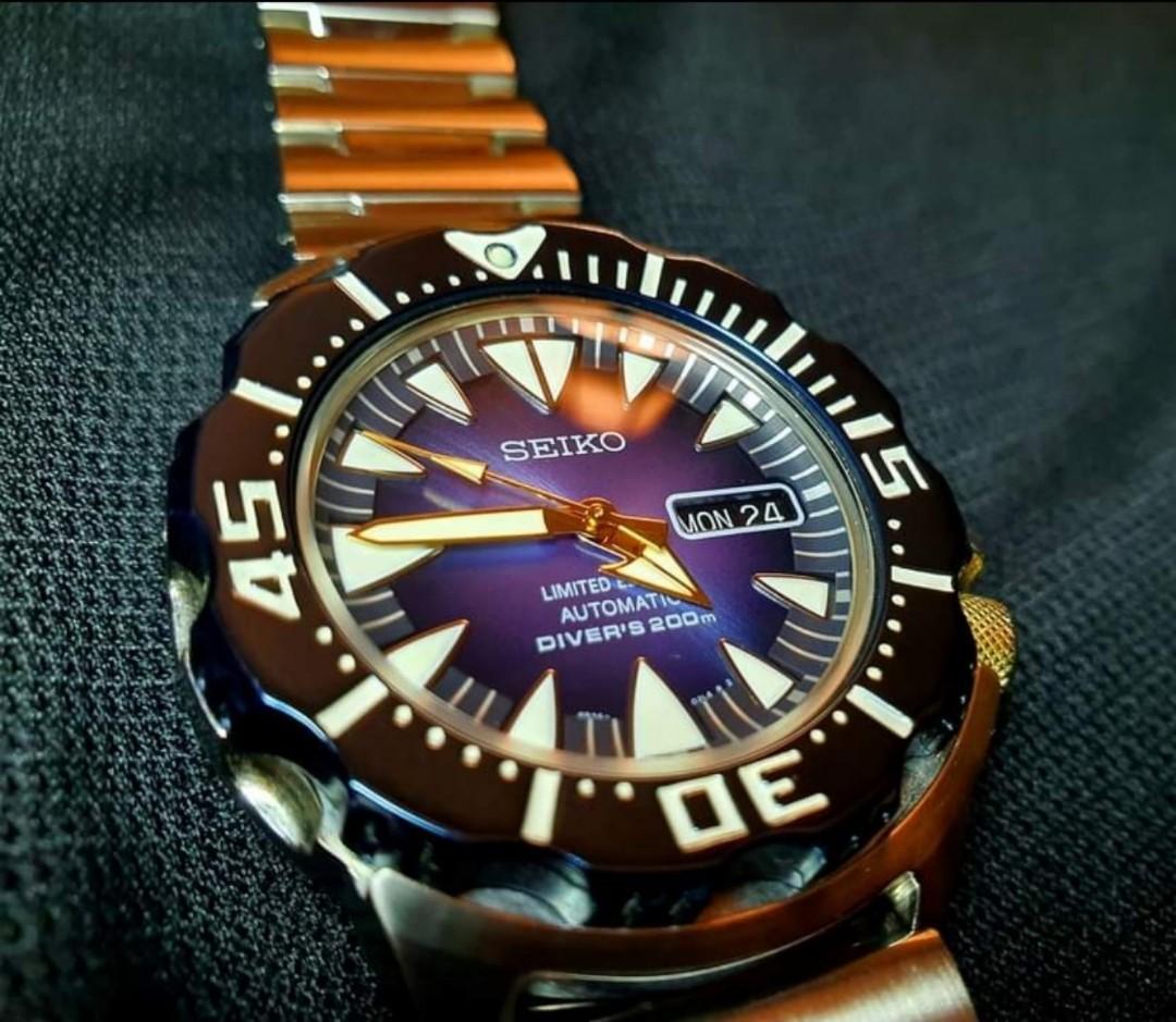 SEIKO Blue MONSTER 2013 Limited Edition SRP461 Automatic 200m diver ...