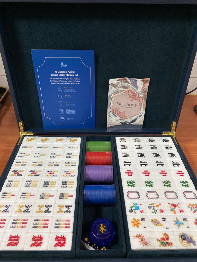 *STEAL* SIA/SQ MAHJONG SET 2021, Hobbies & Toys, Toys & Games on Carousell