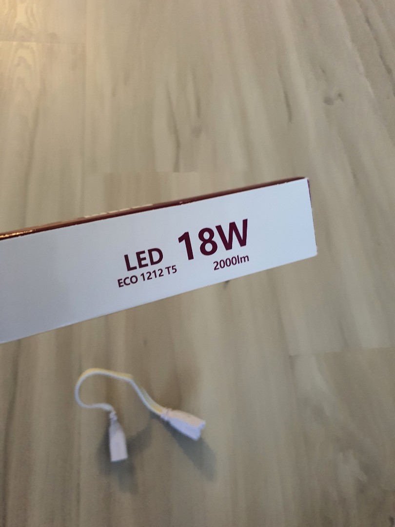 T5 Led Tube 4ft 3 pin, Furniture & Home Living, Lighting & Fans ...