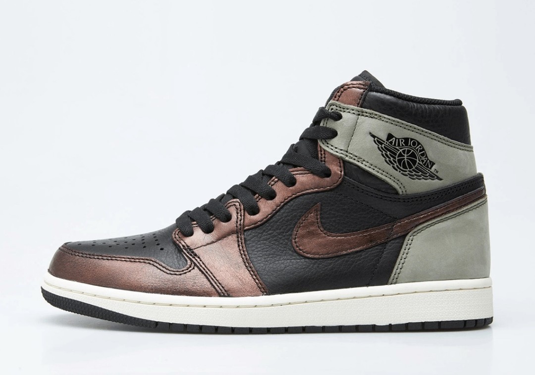 (Us8) Air jordan 1 patina/ rust shadow, Men's Fashion, Footwear ...
