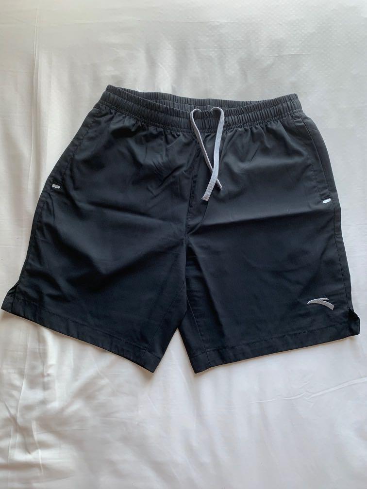 anta black short, Men's Fashion, Activewear on Carousell