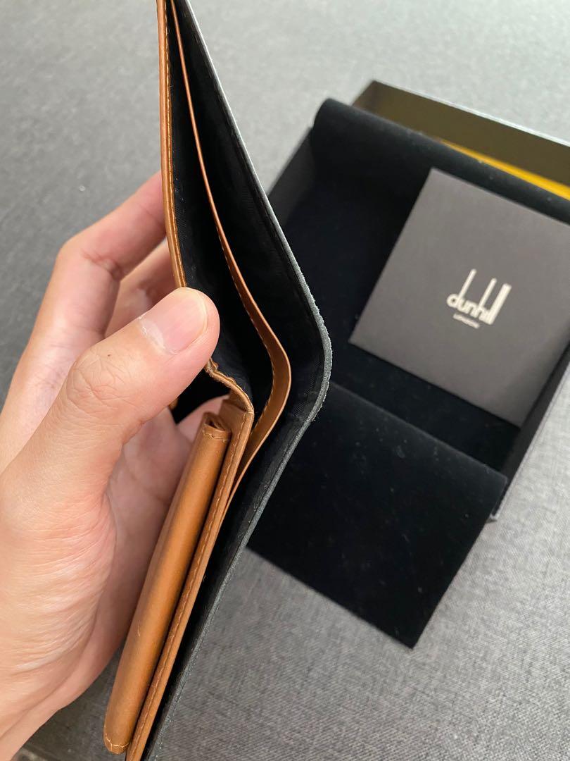 Authentic Dunhill Calf Leather Bi-fold wallet, Luxury, Bags & Wallets ...