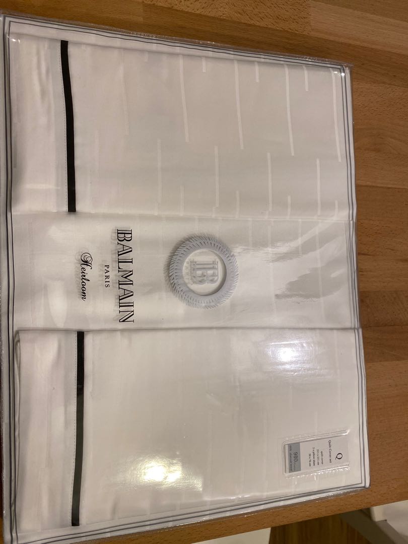 Balmain Heirloom Quilt Cover Set, Furniture & Home Living, Bedding ...