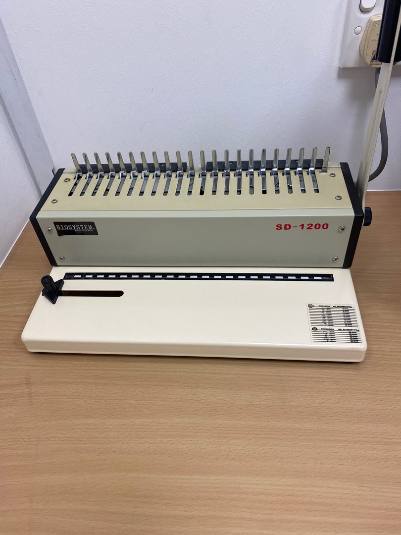 BIOSYSTEM Comb Binder (Manual), Everything Else on Carousell