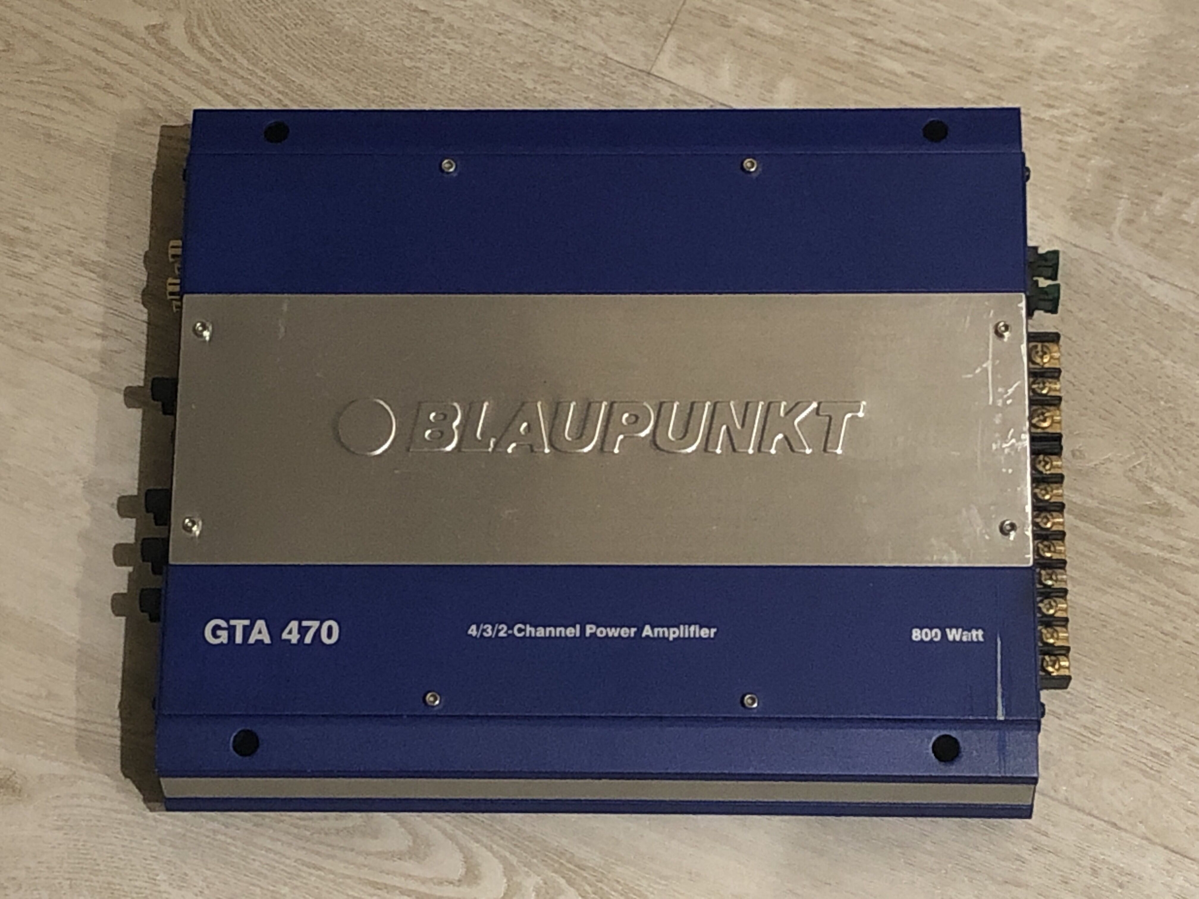 Blaupunkt GTA 470 4 ch Amp 800 watt, Car Accessories, Electronics ...