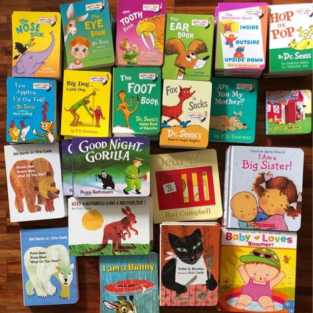 Board books eric carle the hungry caterpillar brown bear dear zoo ...