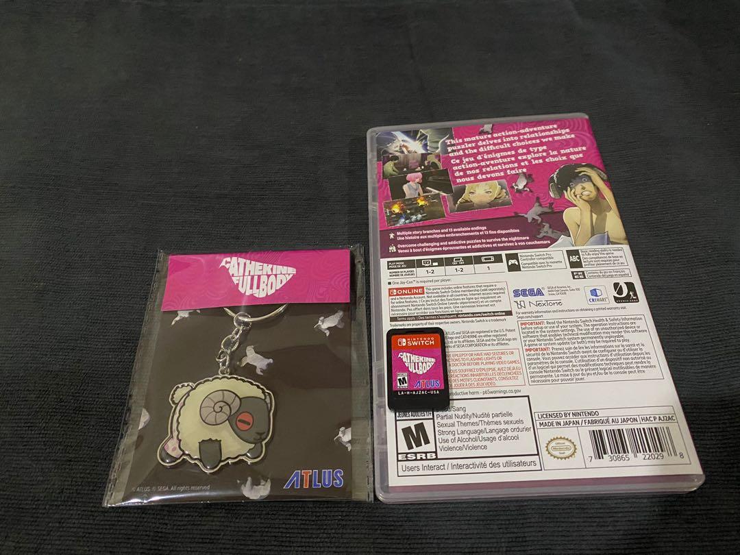 CATHERINE FULLBODY witch sheep key chain nintnedo switch, Video Gaming ...