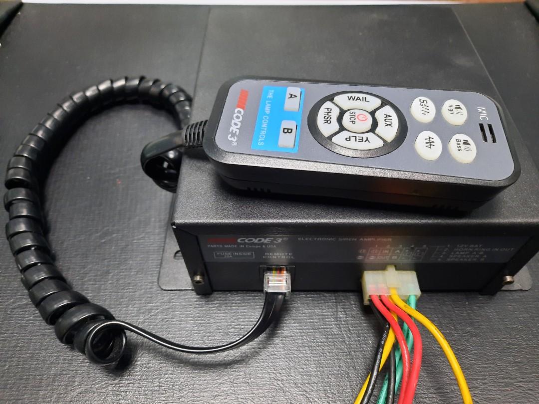 Code 3 Siren, Car Parts & Accessories, Lightings, Horns, and other ...