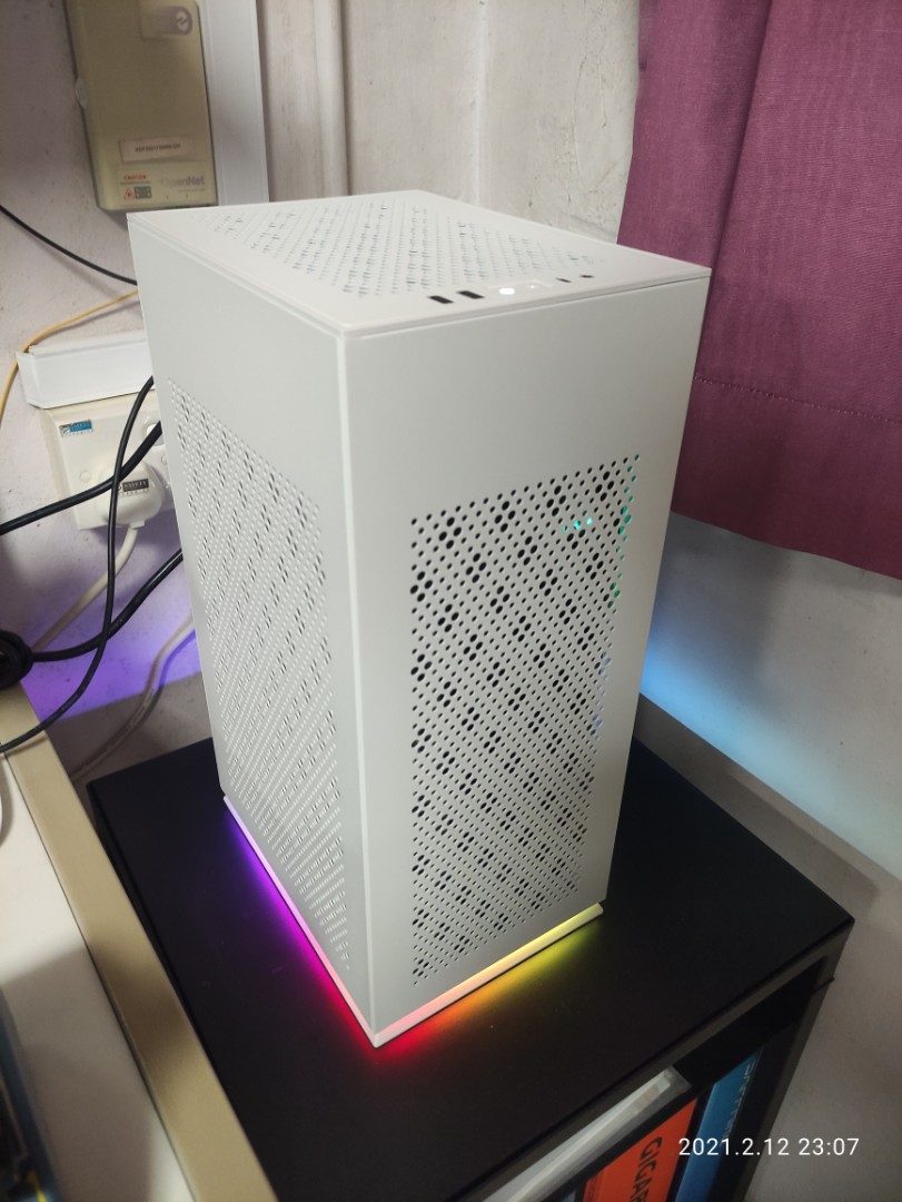 Darkflash DLH21/Aigo Yogo S1 mini-ITX tower case + 240mm AIO, Computers & Tech, Parts ...