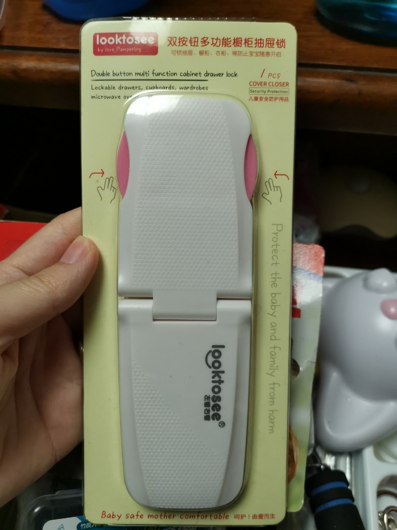 double lock for baby safety, Babies & Kids, Nursing & Feeding, Weaning ...