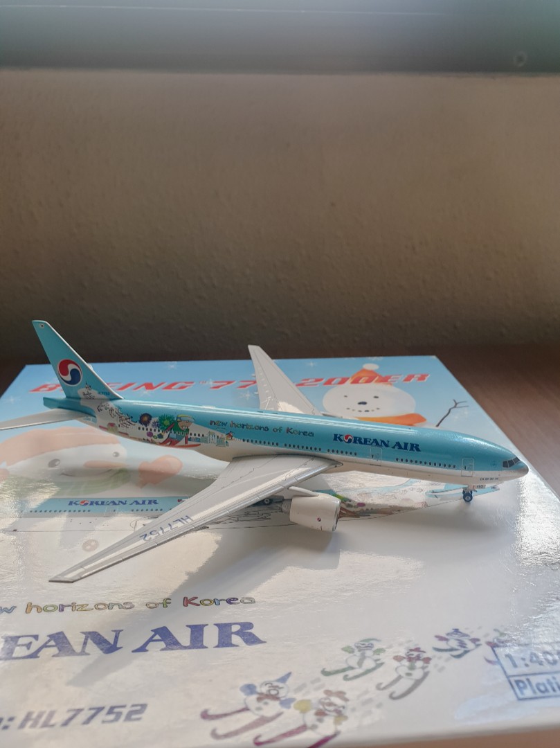 Dragonwings 1:400 Korean Air Plane Diecast Model Plane, Hobbies & Toys ...