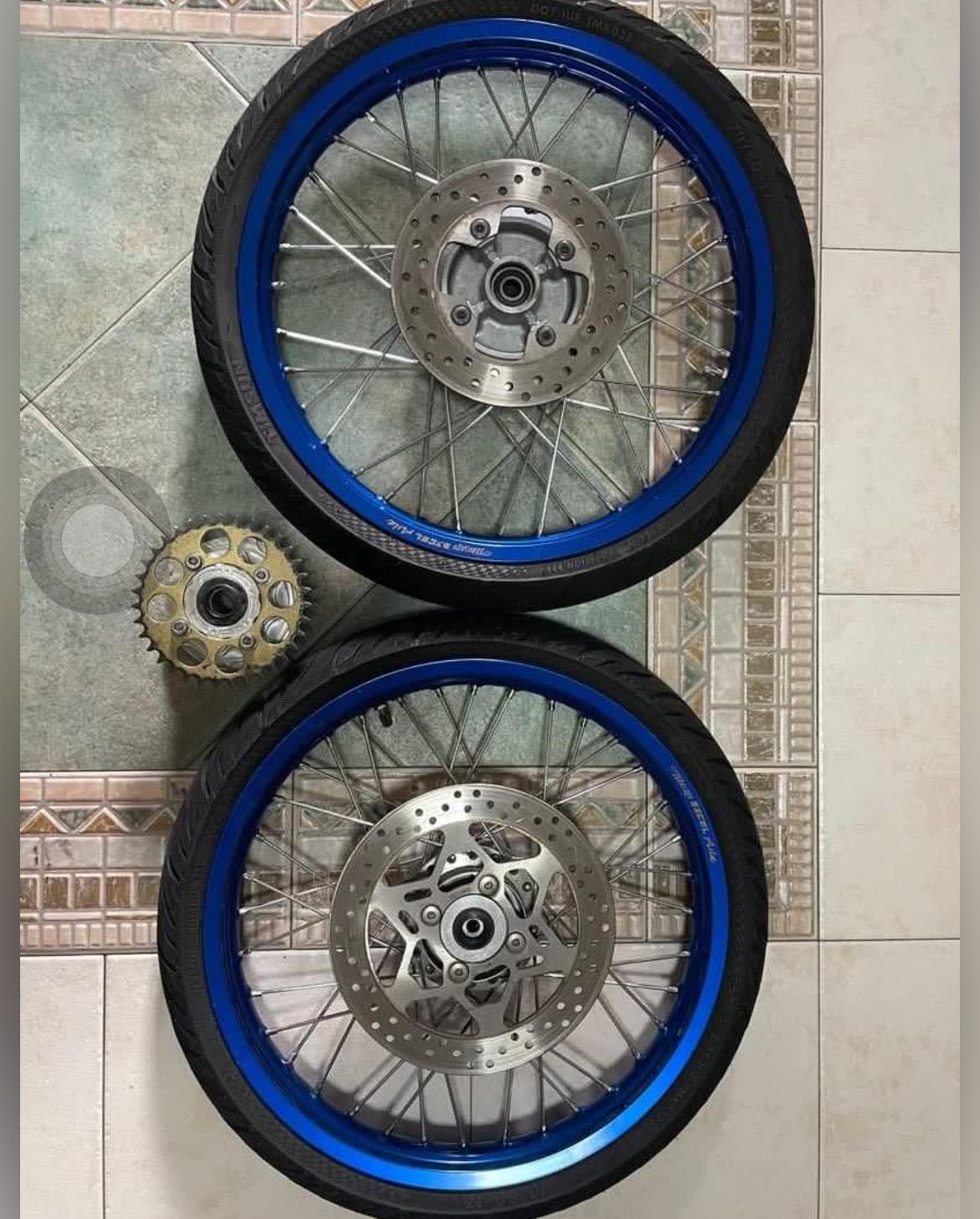 Excel asia rim for sniper Y15, Motorcycles, Motorcycle Accessories on ...