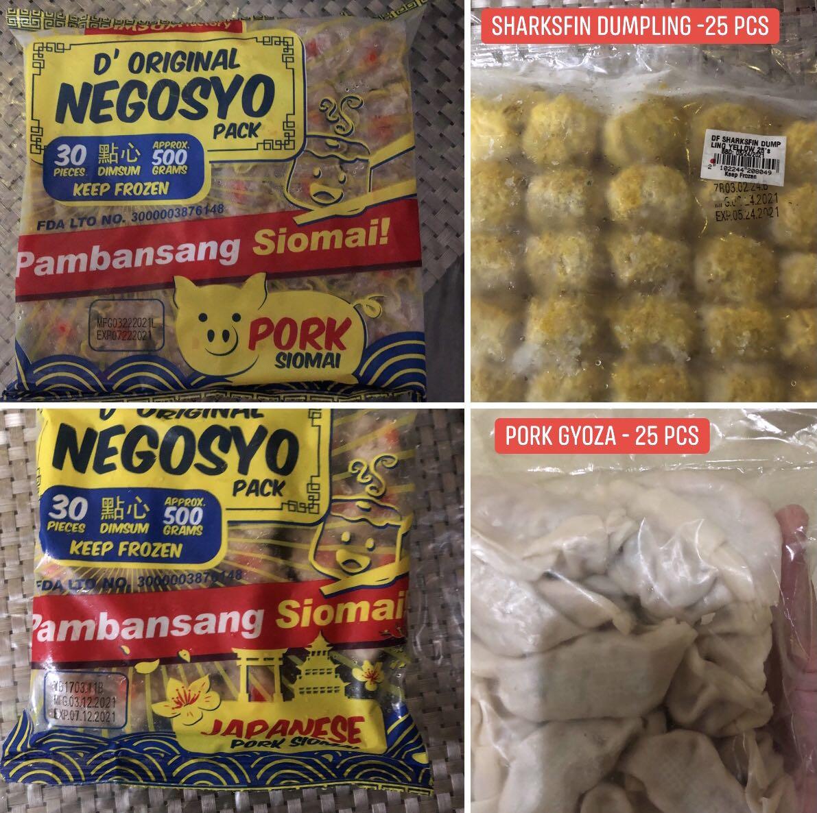 Frozen PER PACKED of SIOMAI • GYOZA • SHARKSFIN, Food & Drinks, Chilled ...